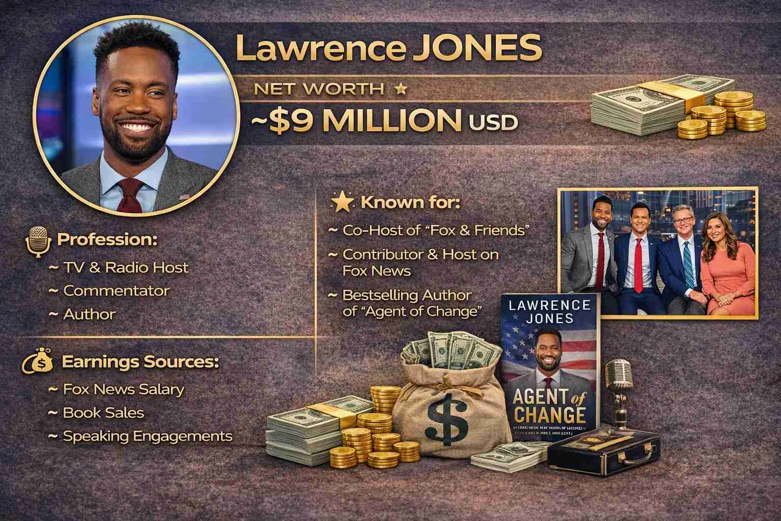 What Drives Lawrence Jones’s Wealth? Salary, Investments, and Business ...