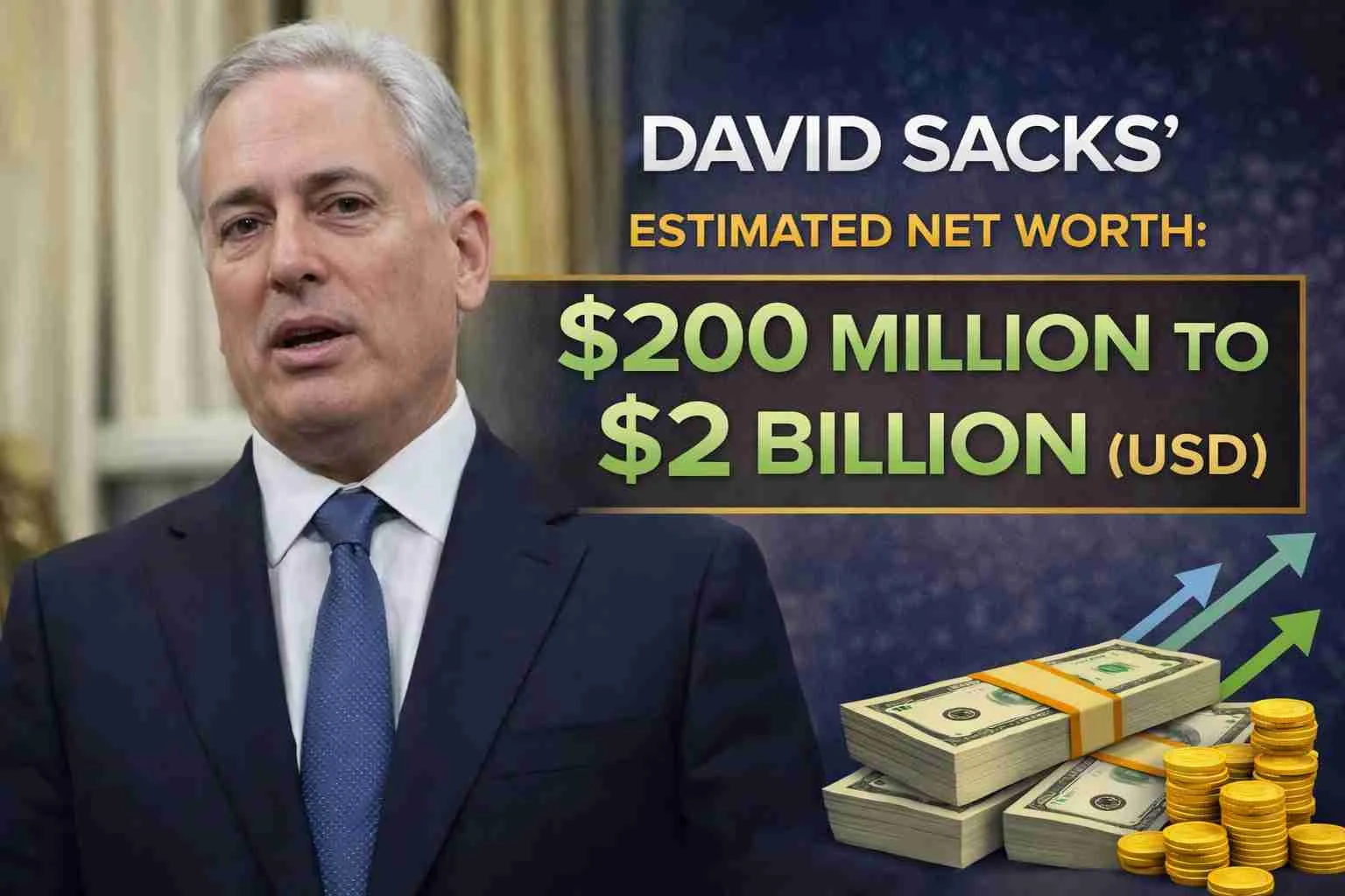 Inside David Sacks’ Wealth: Tech, Investments, Crypto & More In 2026