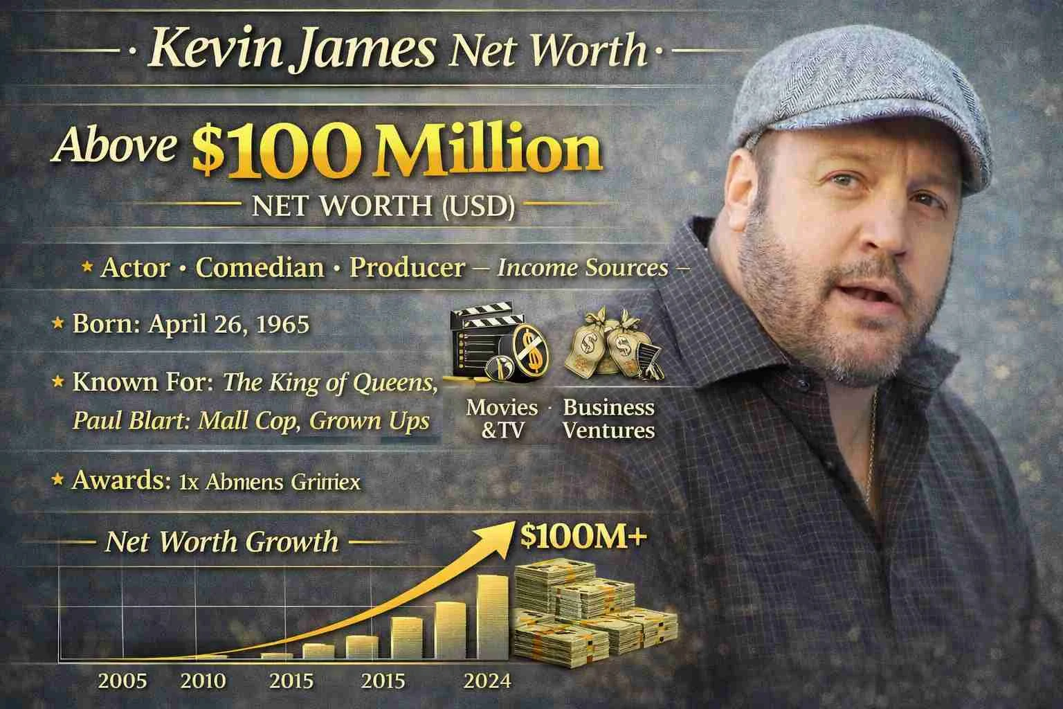 Kevin James Net Worth: Movies, TV Shows & Financial Success Story In 2026