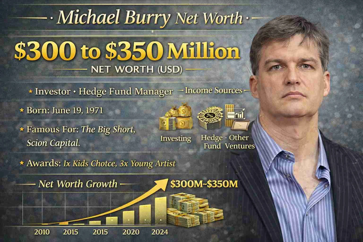 Michael Burry Net Worth History: From Early Career to Now In 2026