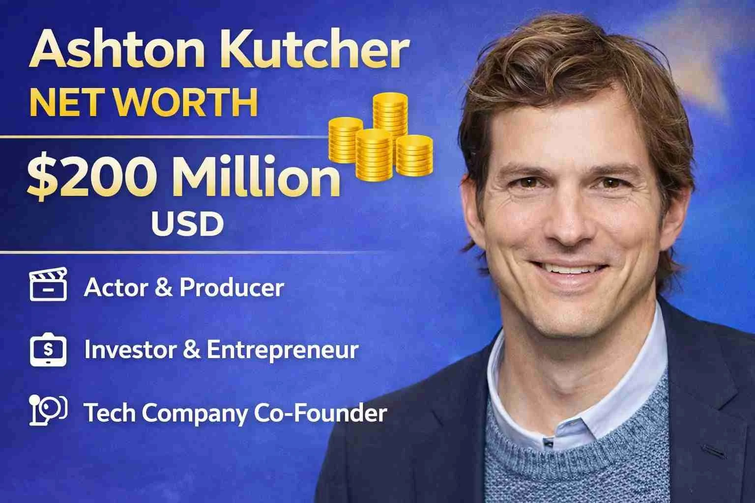 Inside Ashton Kutcher’s Wealth: Net Worth, Income, and Investments In 2026