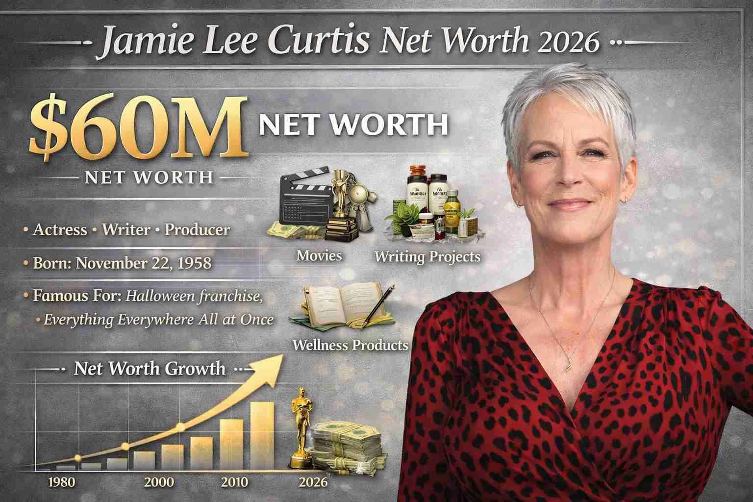 Jamie Lee Curtis Net Worth 2026: From Hollywood Star to Iconic Wealth
