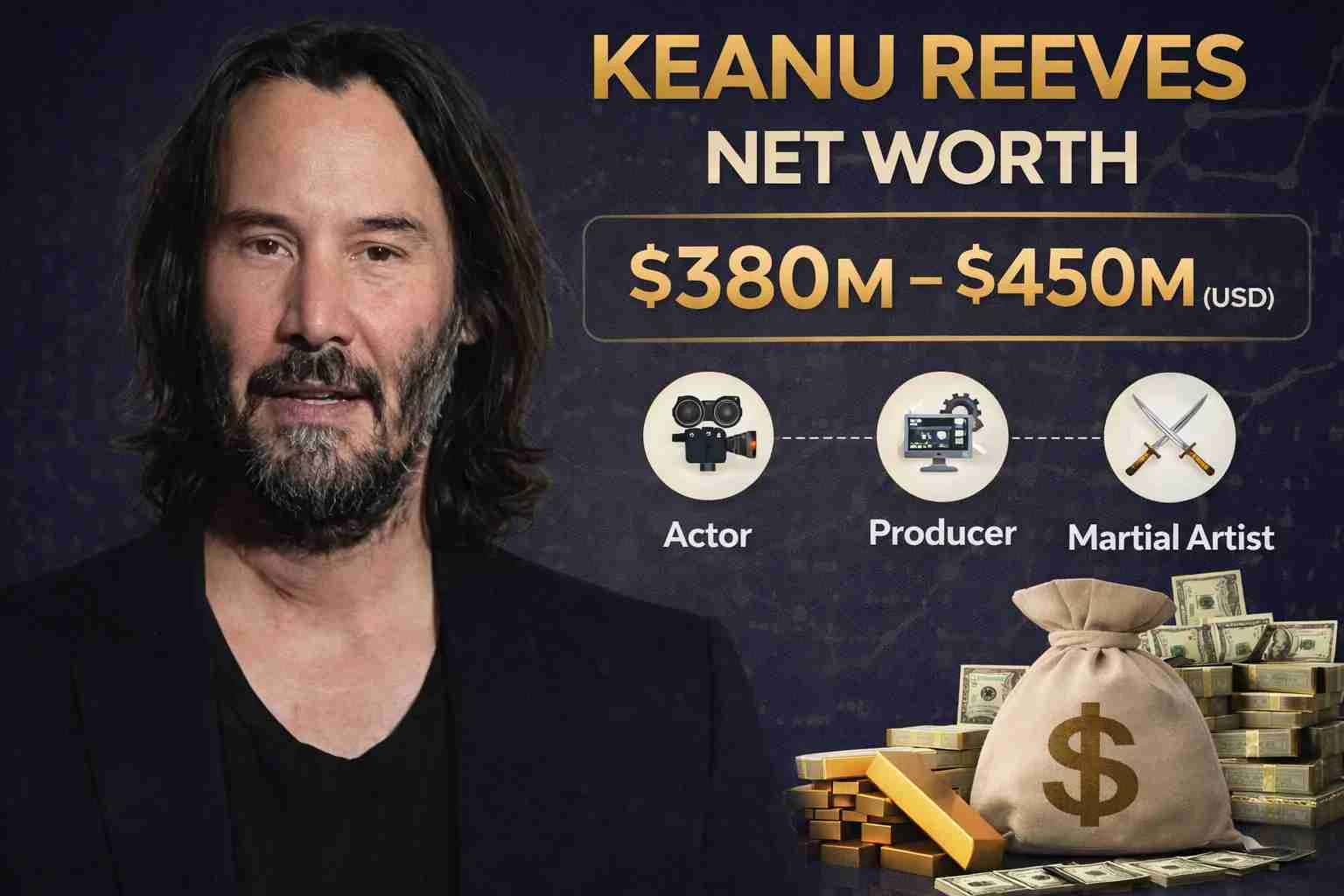 Keanu Reeves Net Worth 2026: How the Hollywood Star Built His Fortune